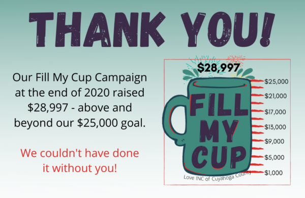 Fill My Cup Campaign Thank You – Love INC of Cuyahoga County